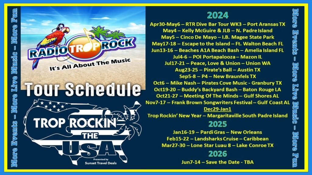 RADIO TROP ROCK – It's All About The Music!